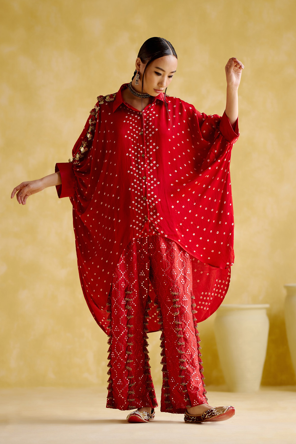 Leander Red Kaftan