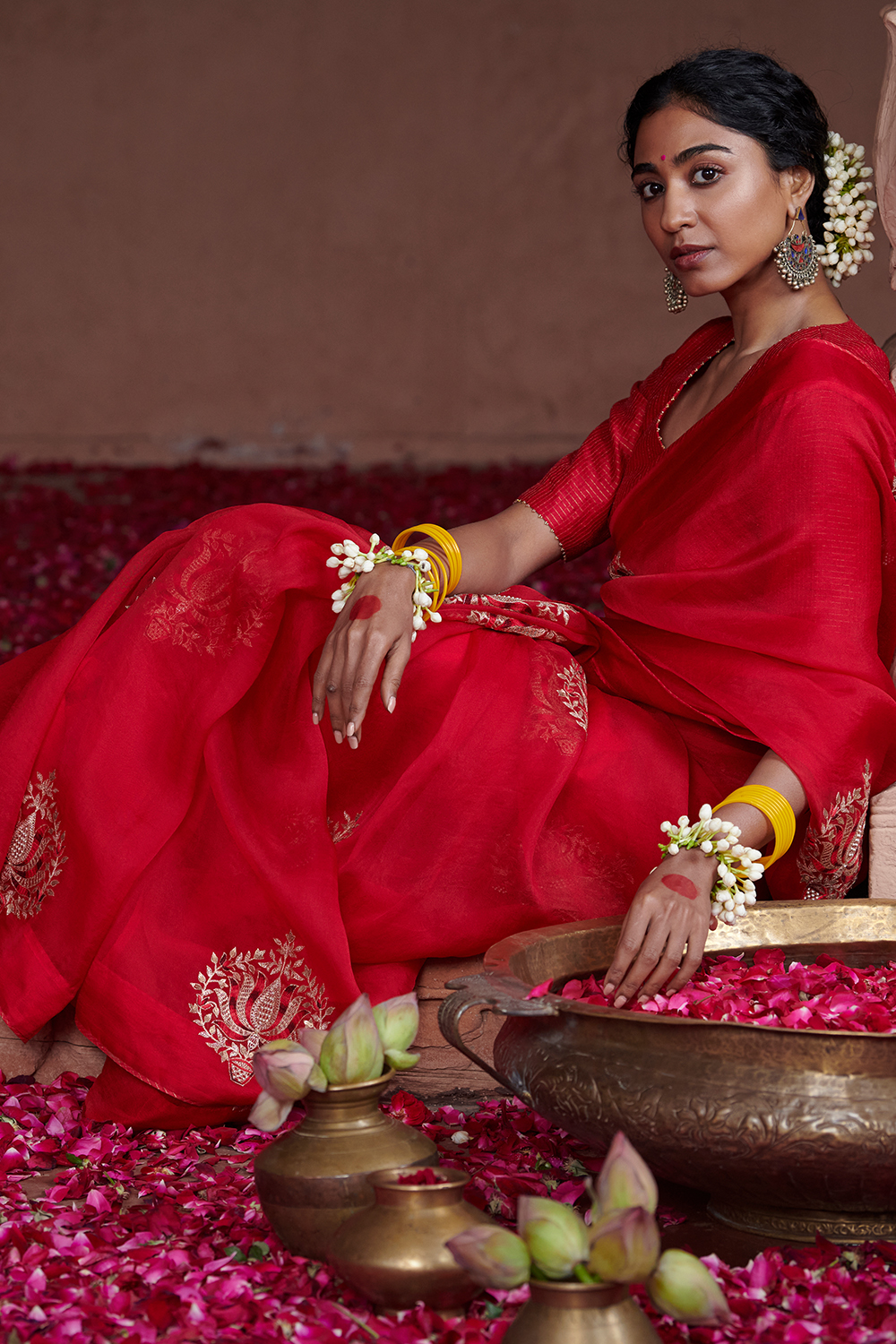 PINK CITY presents Lotus Saree exclusively available at FEI