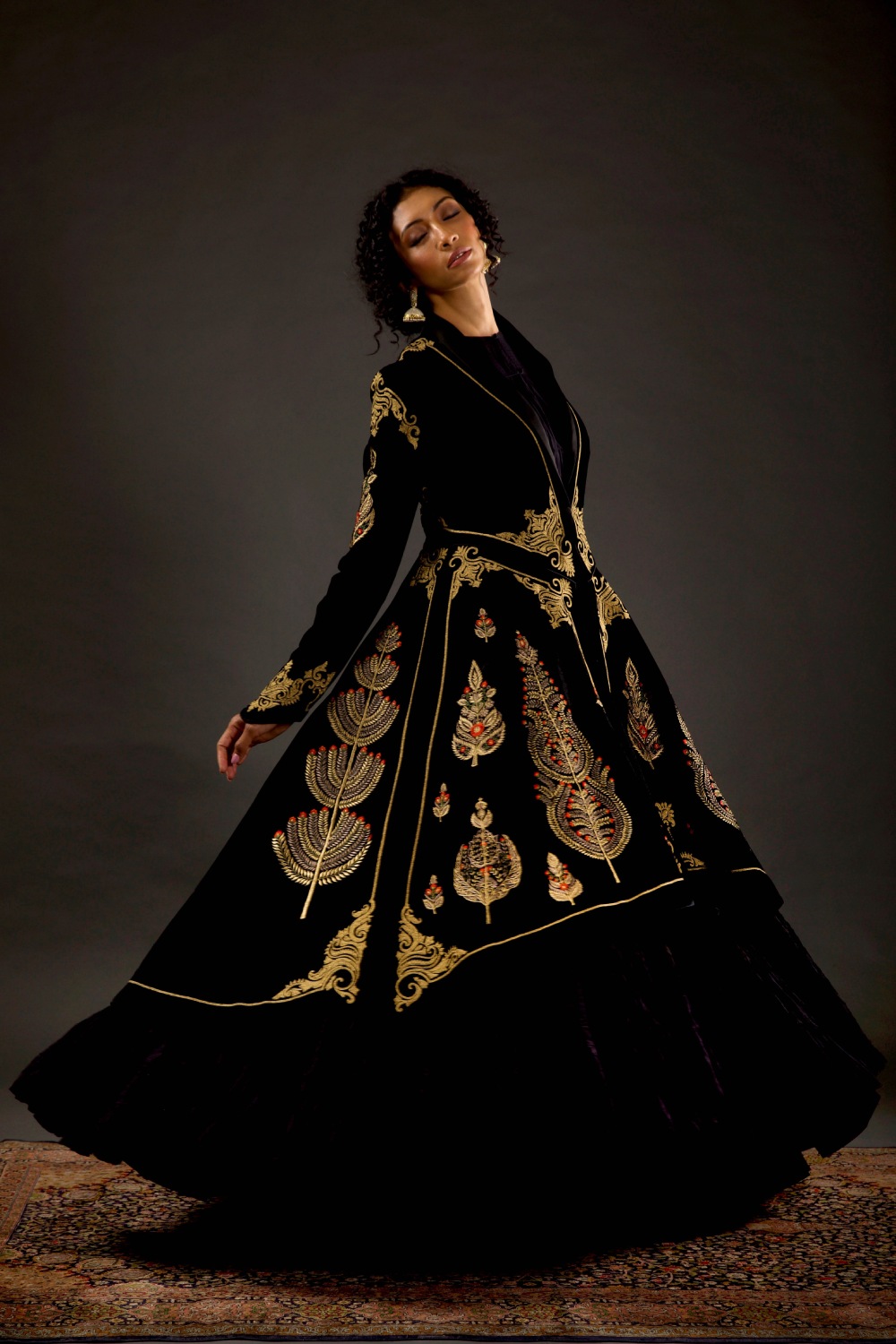 Embroidered Long Jacket